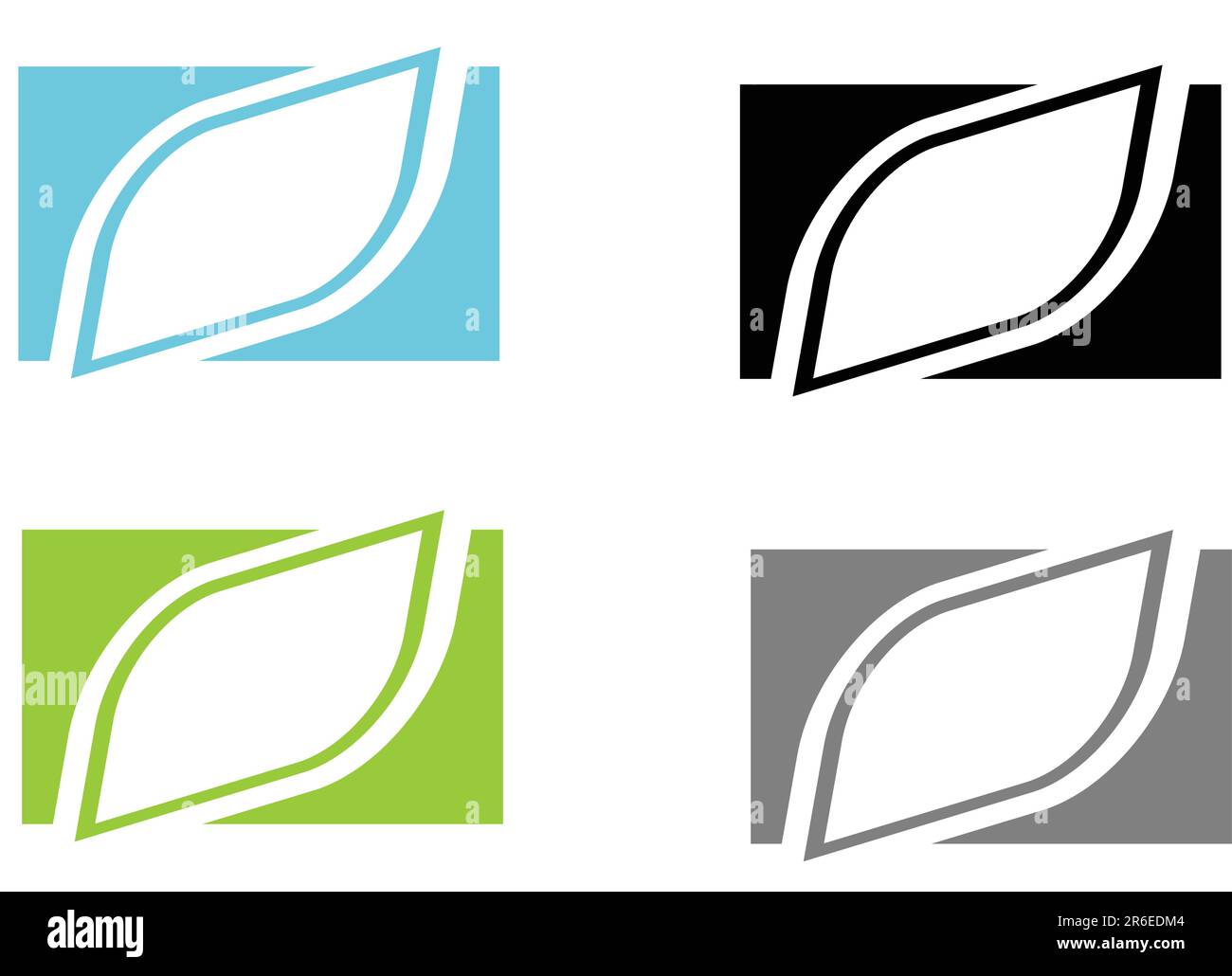 Four color logotypes for company Stock Vector Image & Art - Alamy