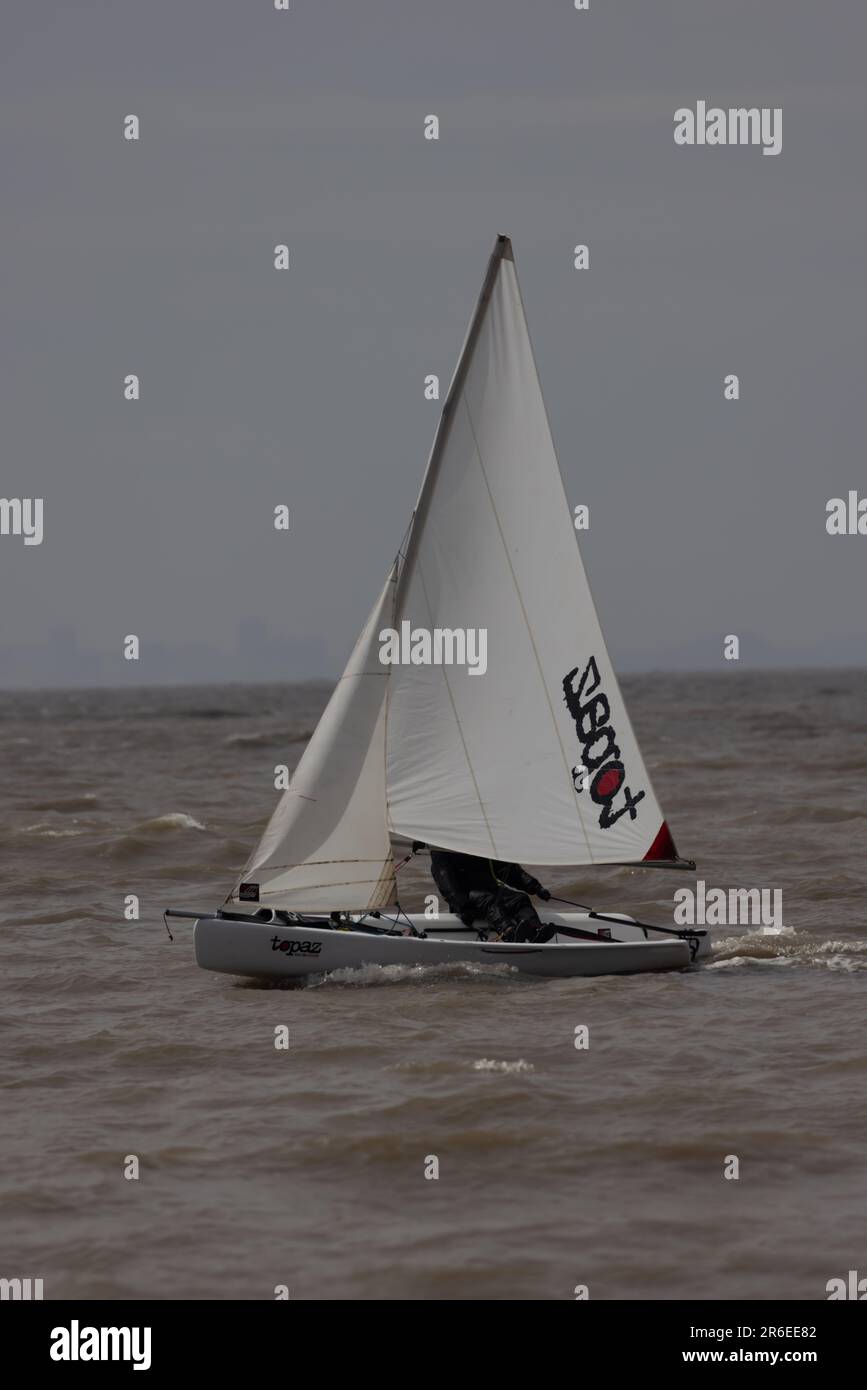 Topaz sailing dinghy hi-res stock photography and images - Alamy
