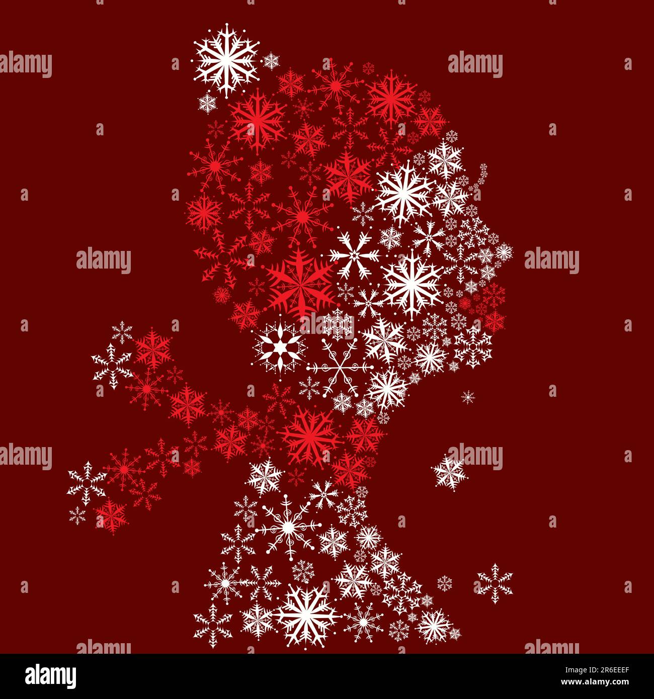 Stylized side view head hi-res stock photography and images - Alamy