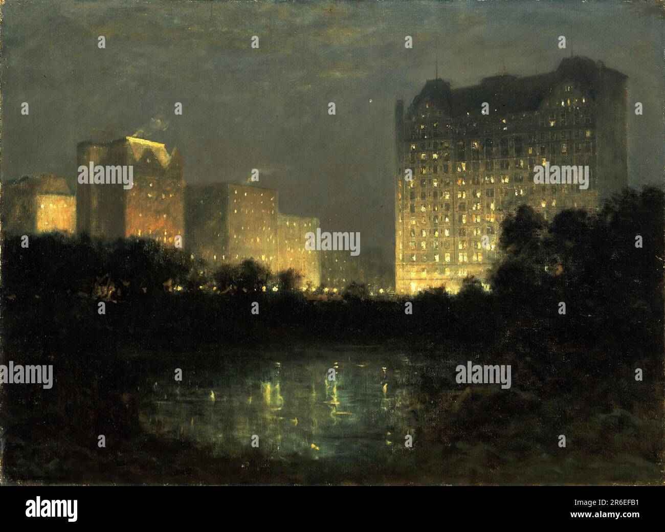 The Plaza. oil on canvas. Date: ca. 1907-1911. Museum: Smithsonian ...