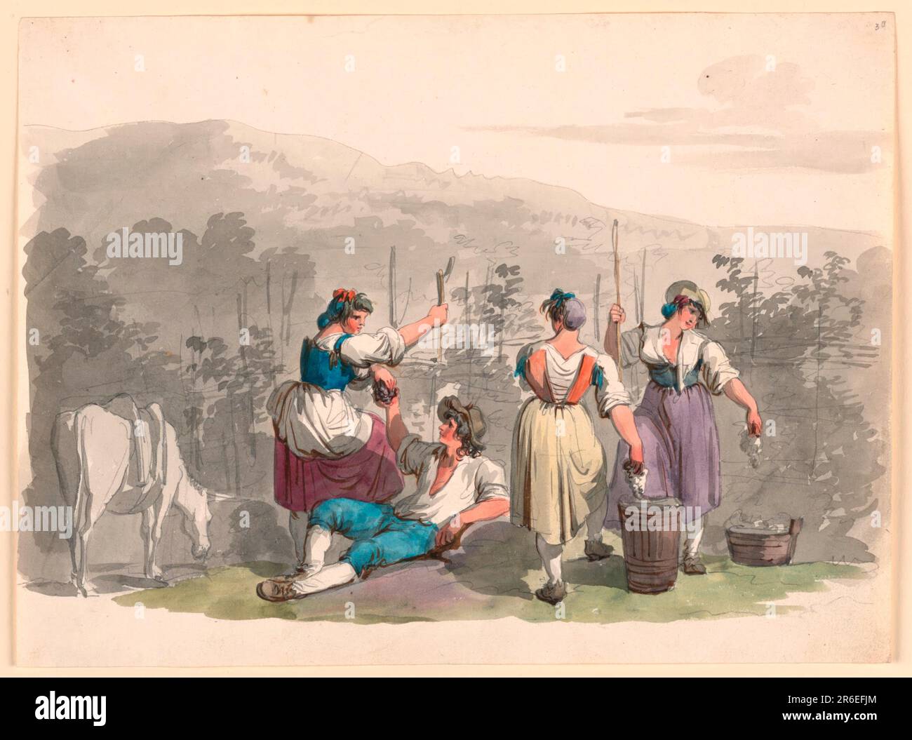 The two standing girls, who are shown from the rear, plate 3, loc. cit ...