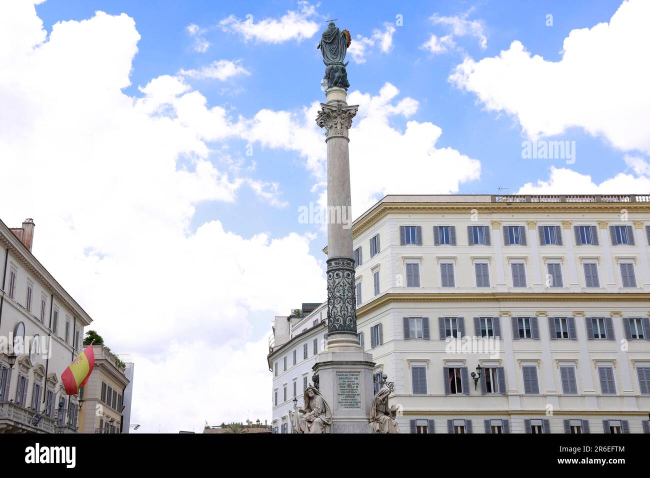 Piazza di Spagna, most famous squares in Rome, Italy Stock Photo - Alamy