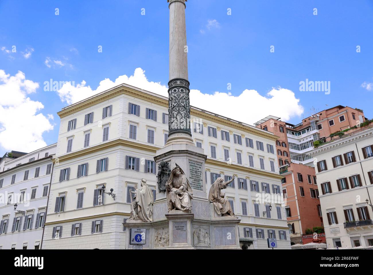 Piazza di Spagna, most famous squares in Rome, Italy Stock Photo - Alamy