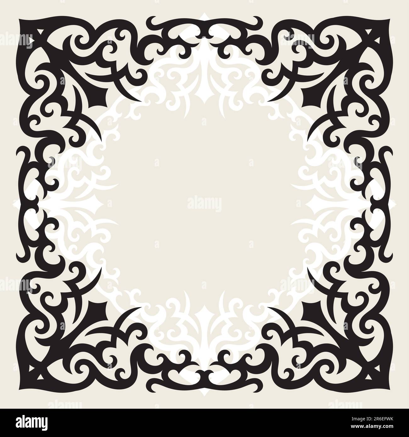 vector vintage template frame In gothic style Stock Vector Image & Art ...