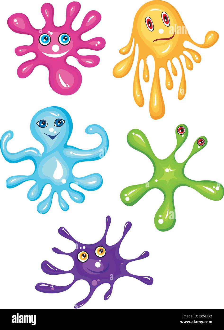 Yellow blob Stock Vector Images - Alamy