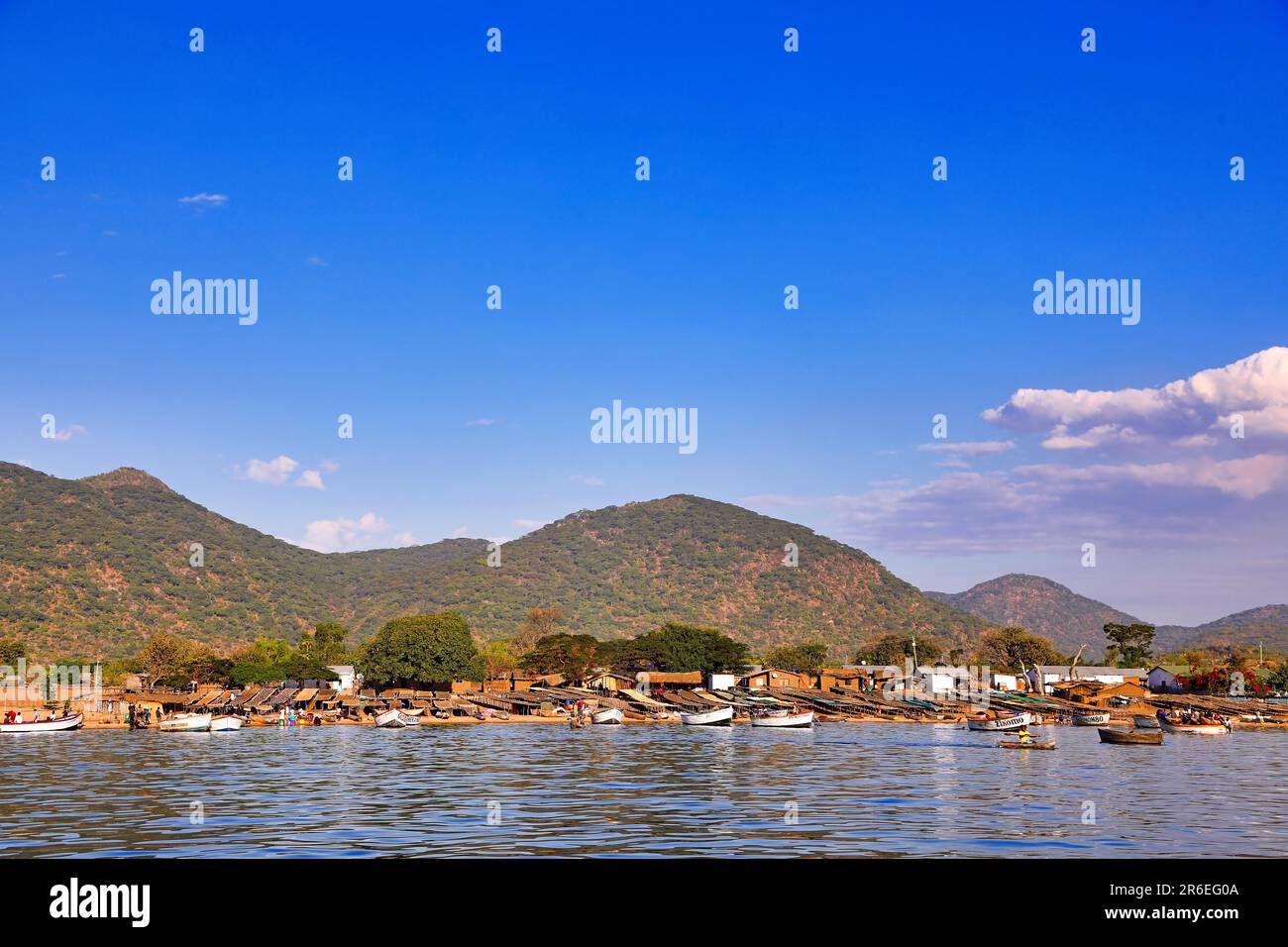 Leben am Malawi-See, Cape Mc Clear, Malawi Stock Photo - Alamy
