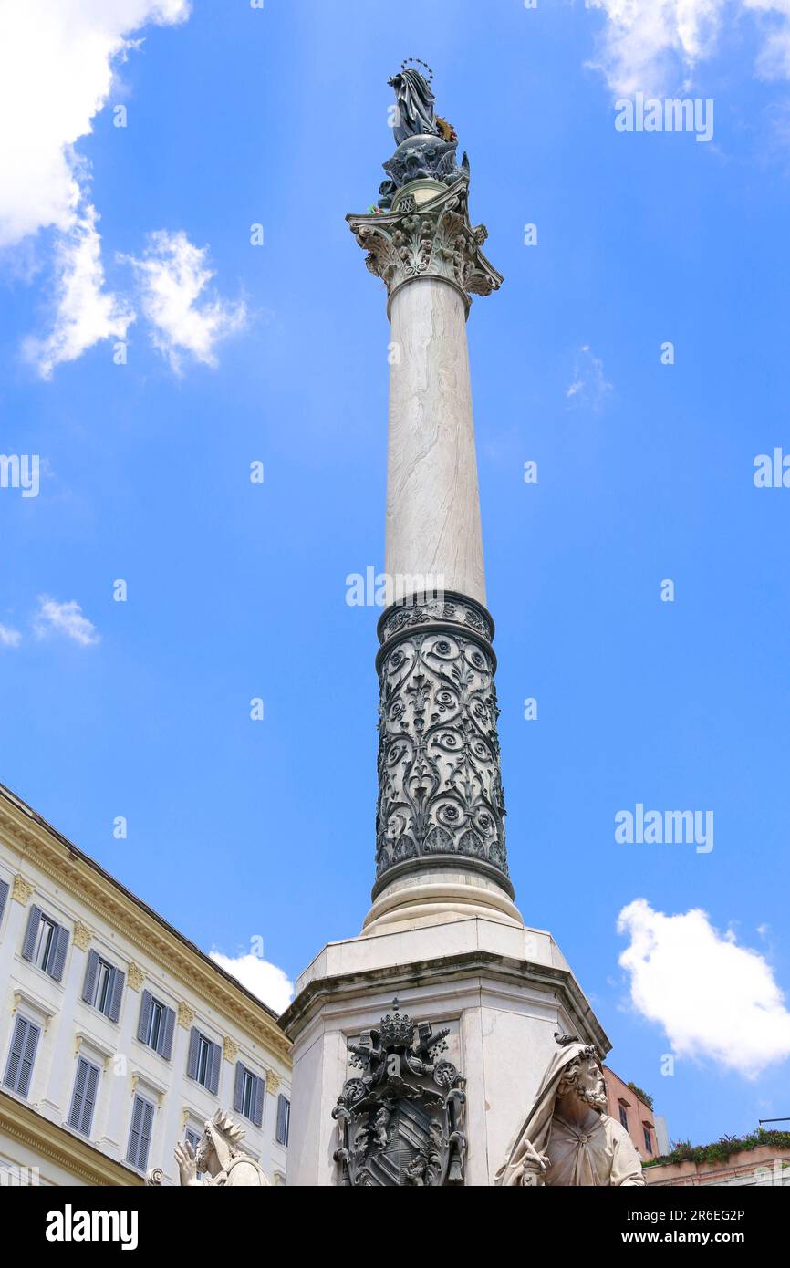Piazza di Spagna, most famous squares in Rome, Italy Stock Photo - Alamy