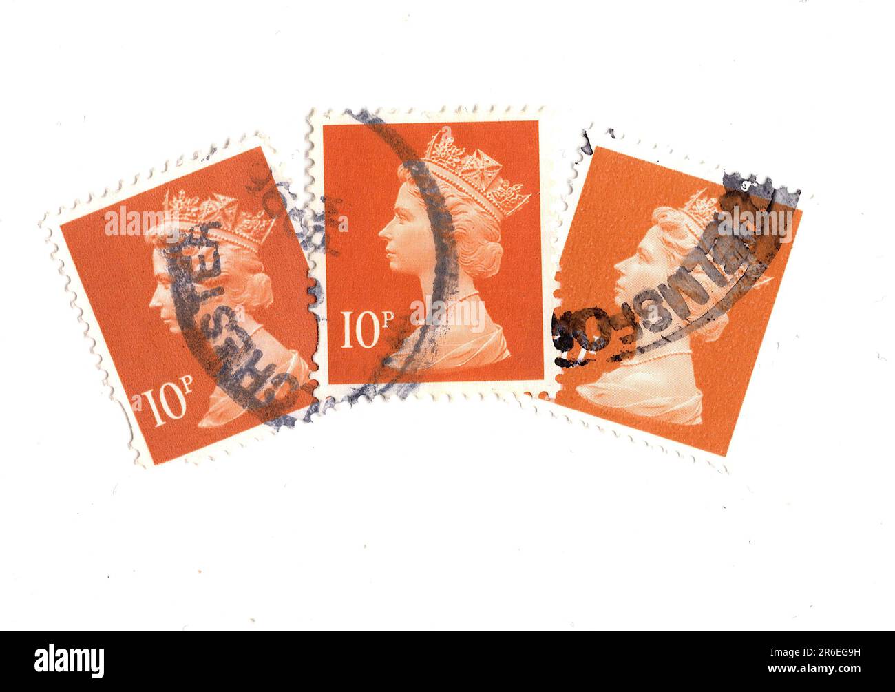 United kingdom postage stamp 10p Cut Out Stock Images & Pictures - Alamy