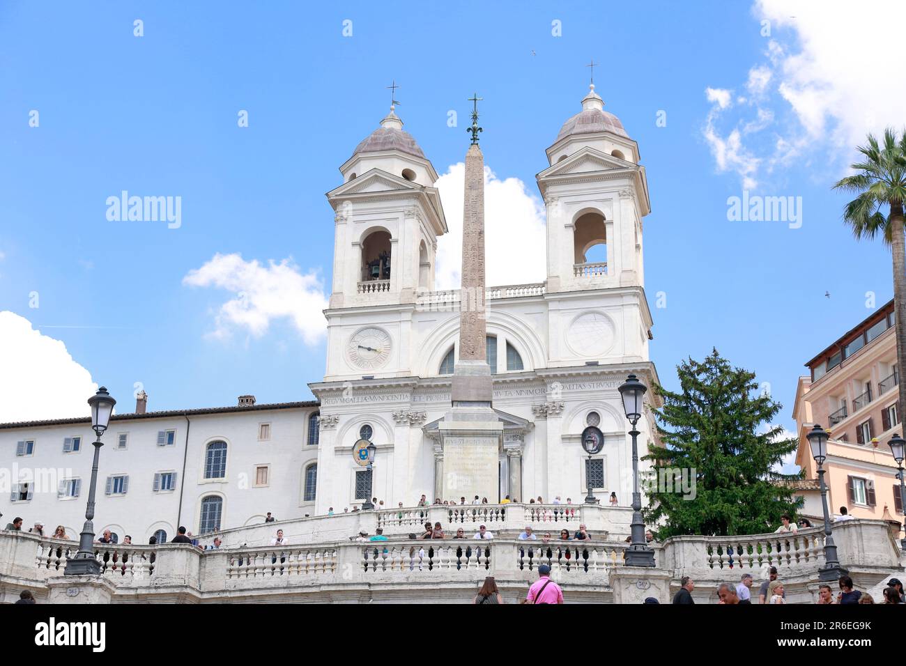 Piazza di Spagna, most famous squares in Rome, Italy Stock Photo - Alamy