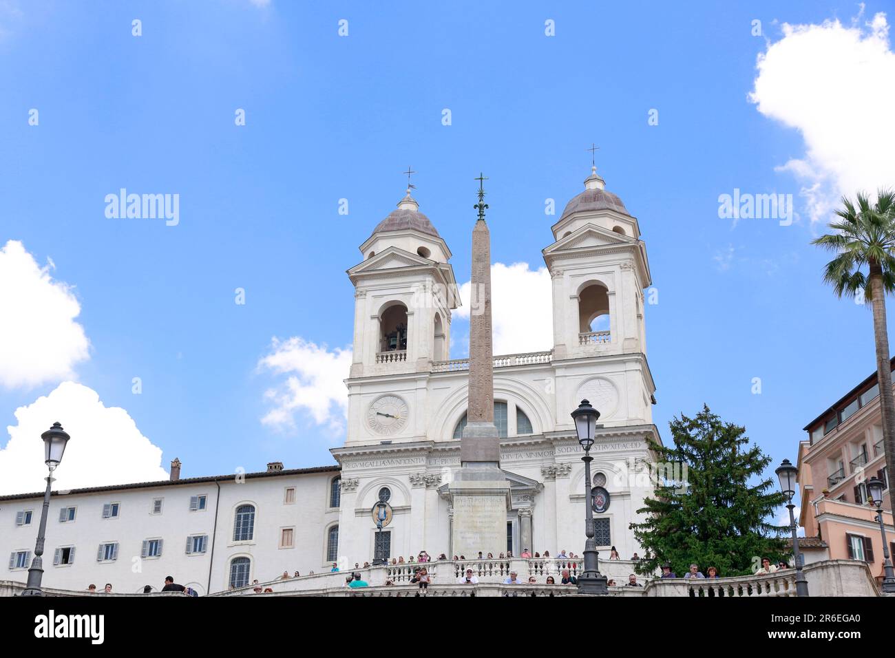 Piazza di Spagna, most famous squares in Rome, Italy Stock Photo - Alamy