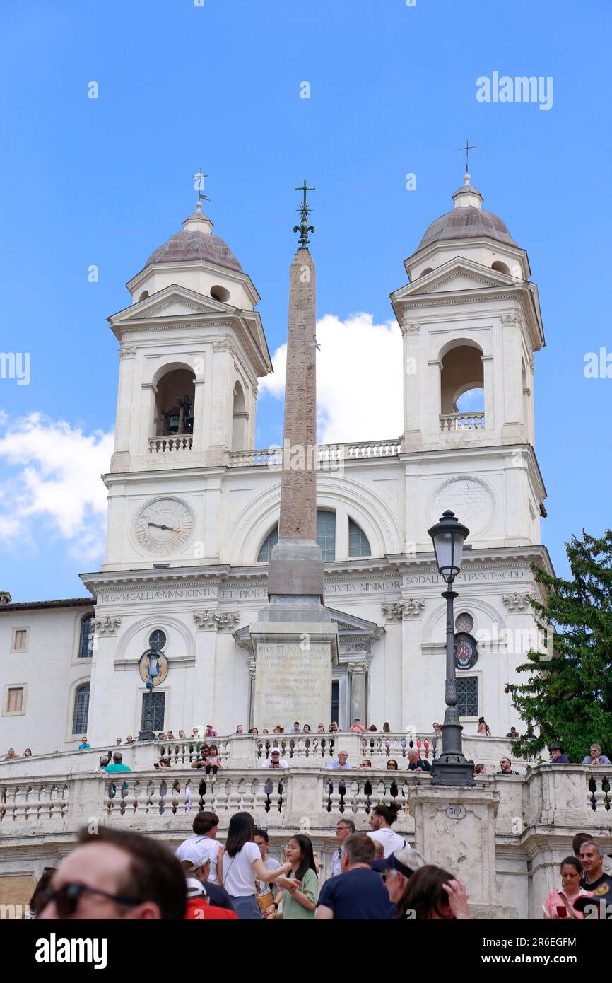Piazza di Spagna, most famous squares in Rome, Italy Stock Photo - Alamy