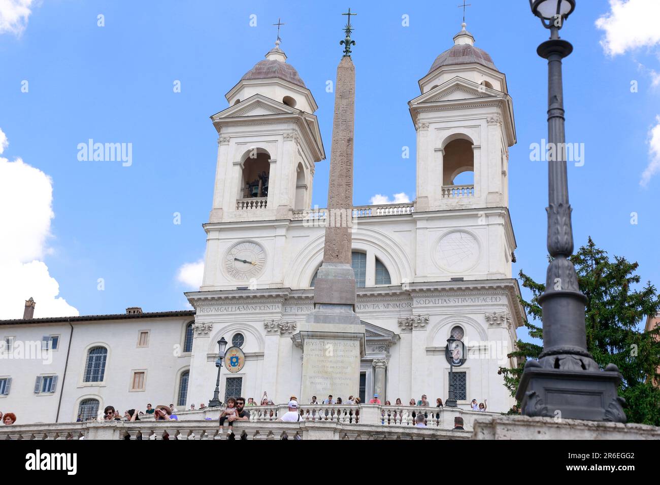 Piazza di Spagna, most famous squares in Rome, Italy Stock Photo - Alamy