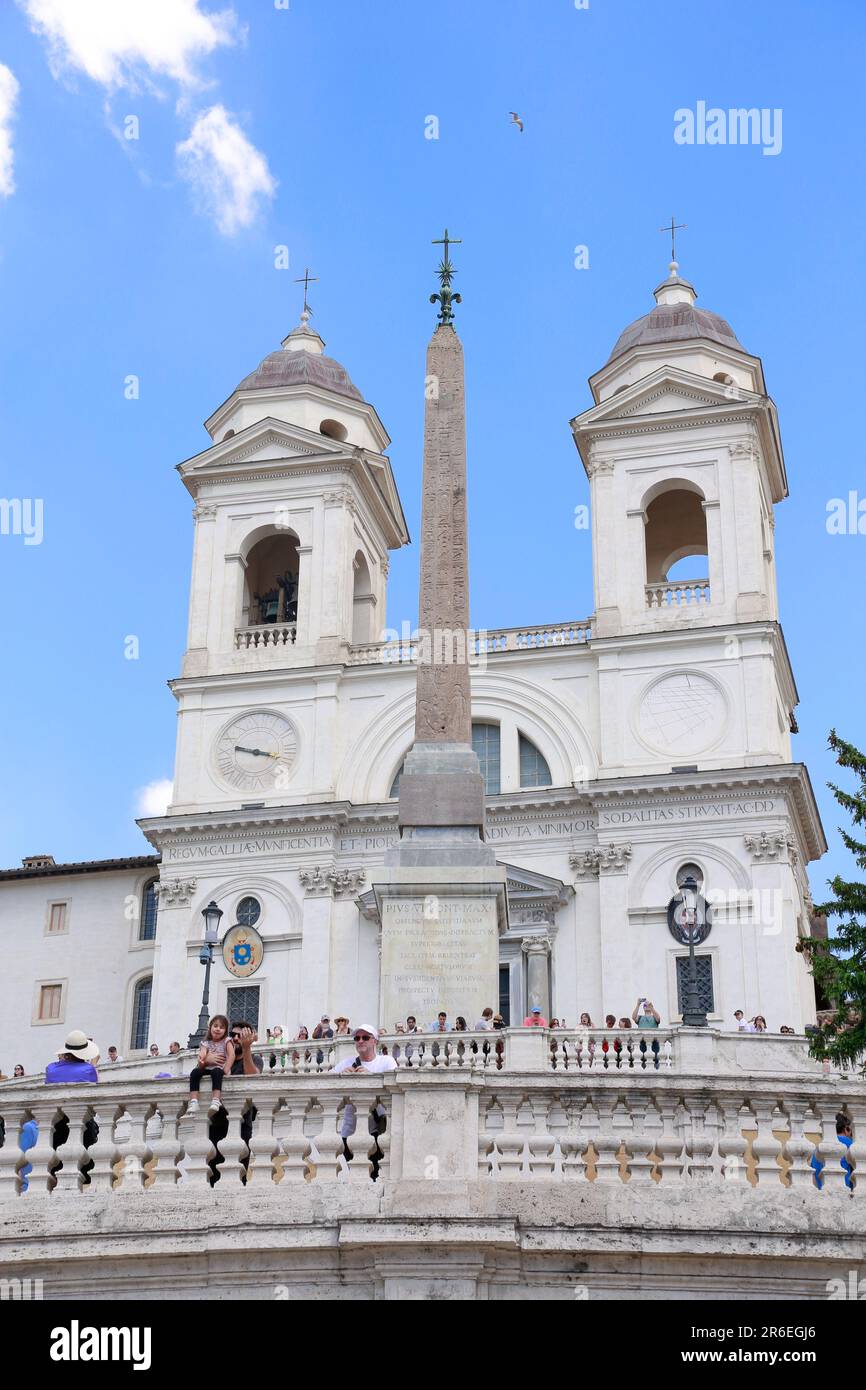 Piazza di Spagna, most famous squares in Rome, Italy Stock Photo - Alamy