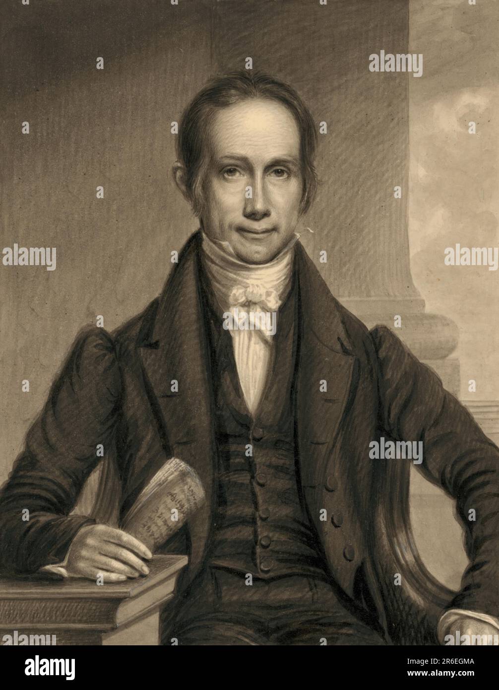 Henry Clay. Date: c. 1833. Gouache on paper. Museum: NATIONAL PORTRAIT ...