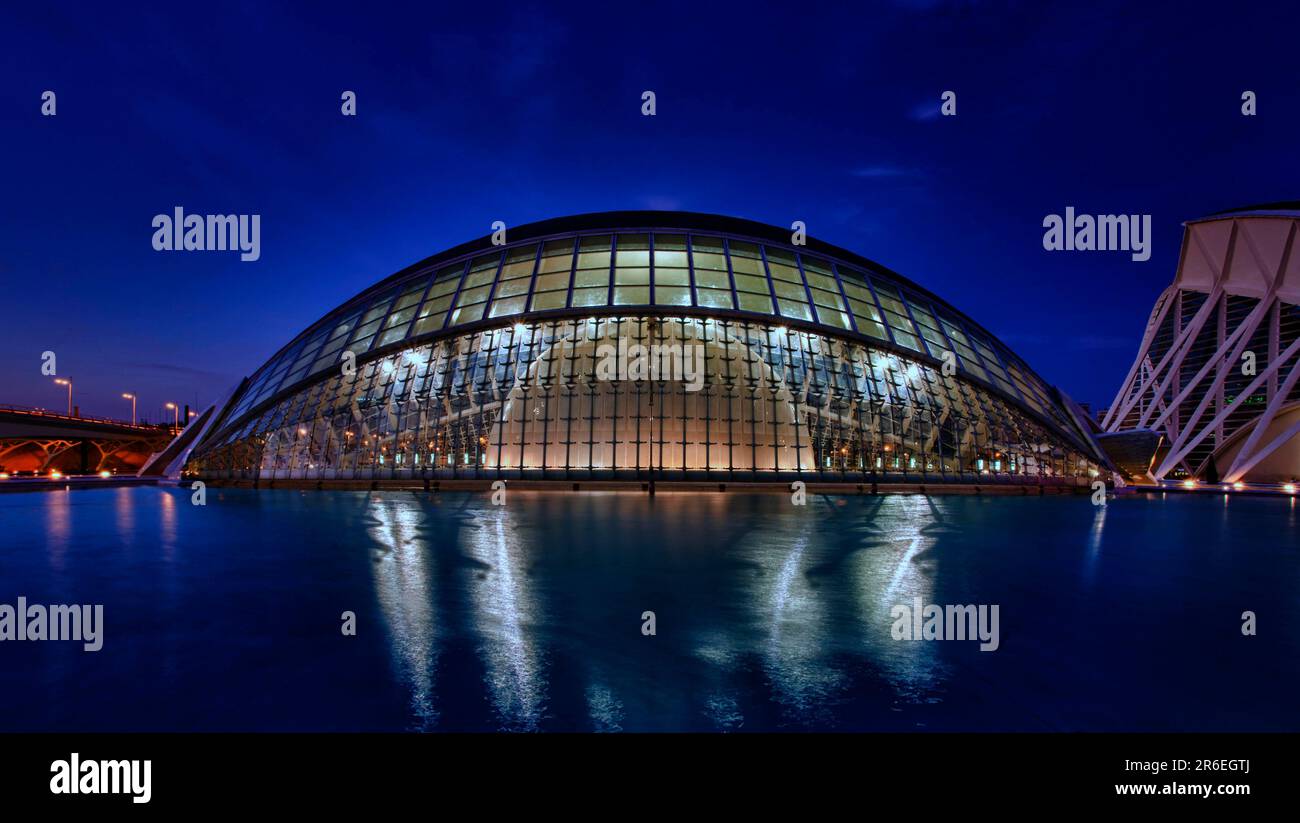 The Ciudad de las Artes y de las Ciencias is a science centre in ...