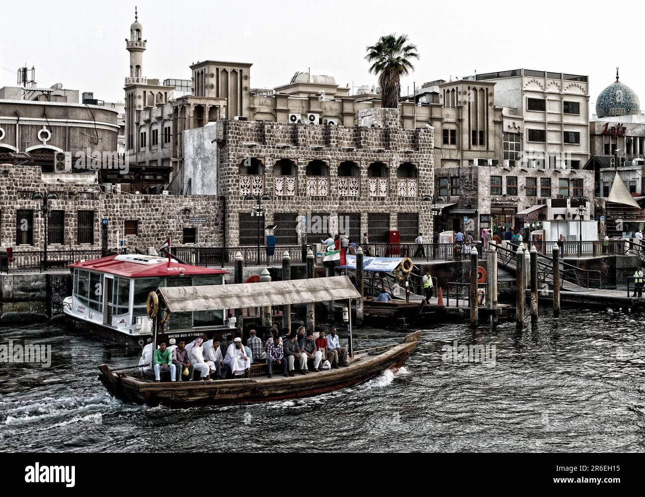 The Dubai Creek is a natural inlet of the Persian Gulf that divides the ...