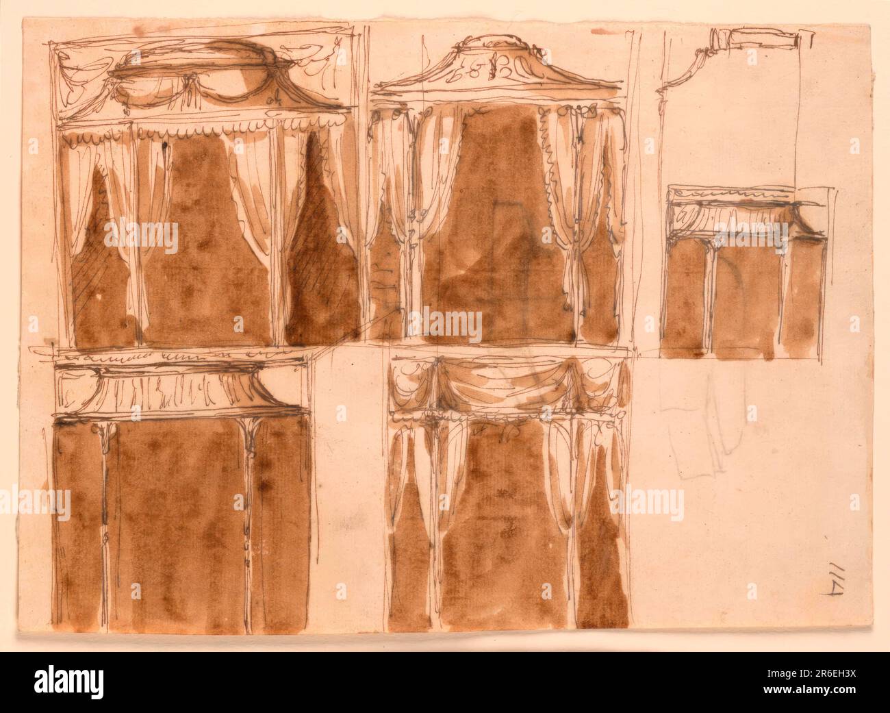 Sketches for capitals of columns hi-res stock photography and images ...