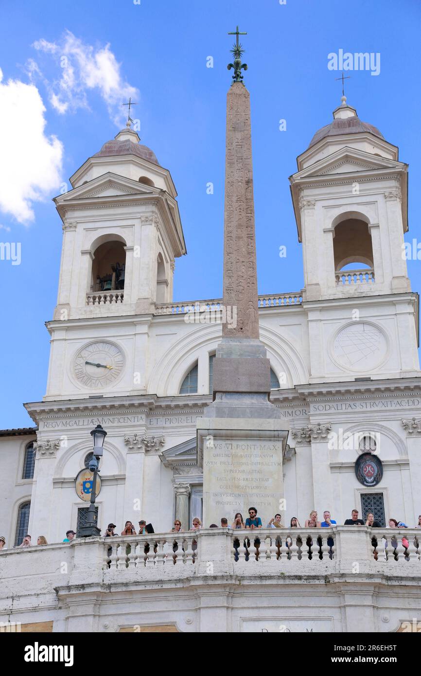 Piazza di Spagna, most famous squares in Rome, Italy Stock Photo - Alamy