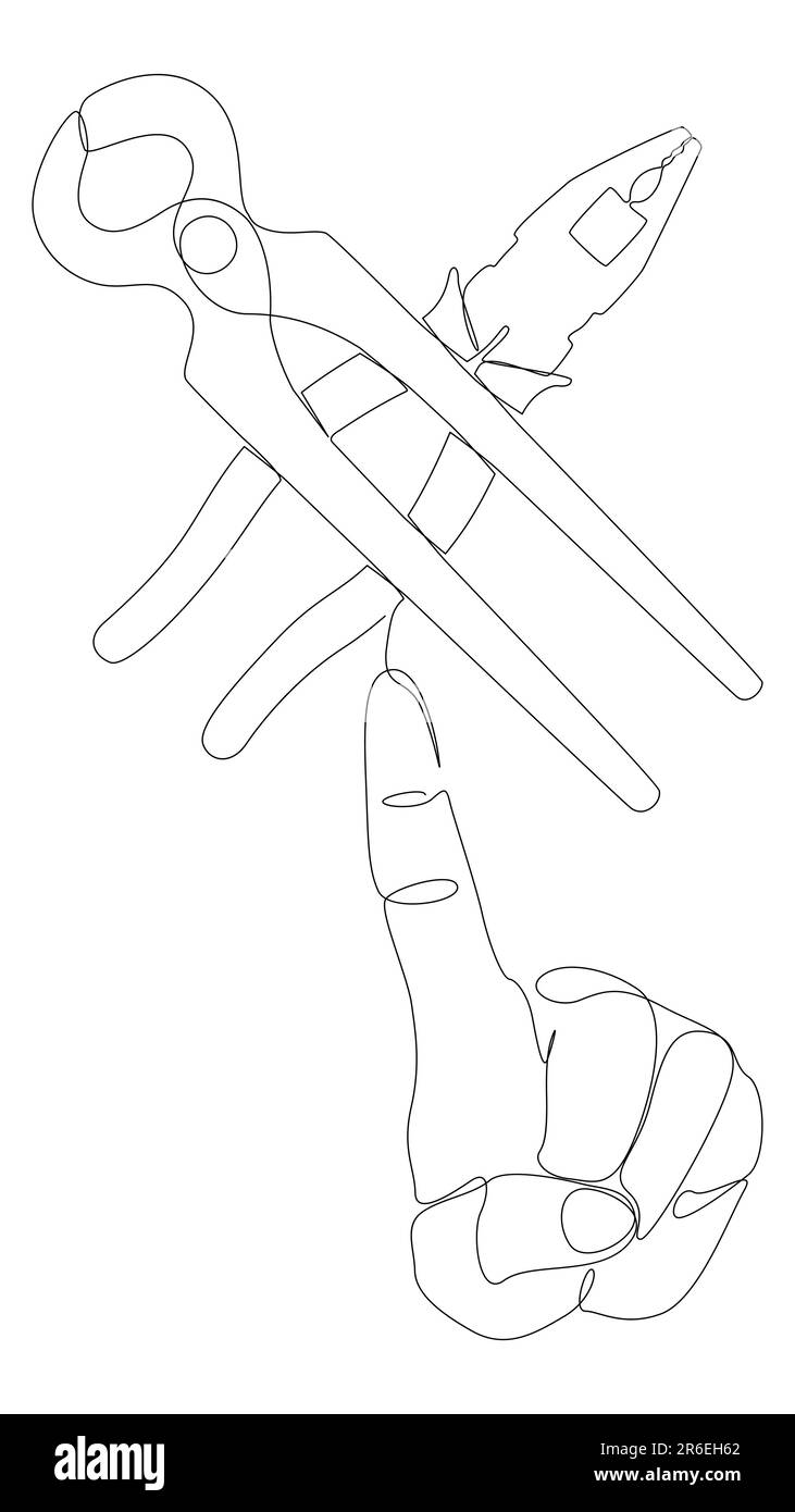 Contour Line Drawing Object