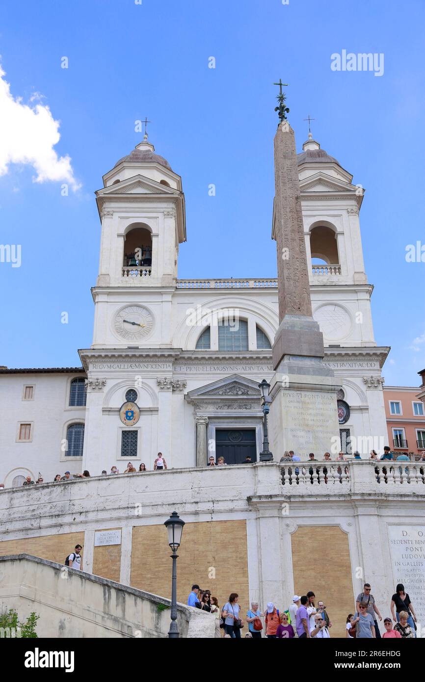 Piazza di Spagna, most famous squares in Rome, Italy Stock Photo - Alamy