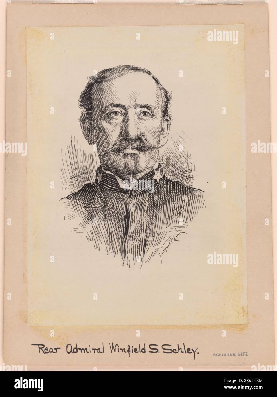 Winfield Scott Schley. ink on paper. Date: c. 1899-1920. Museum ...