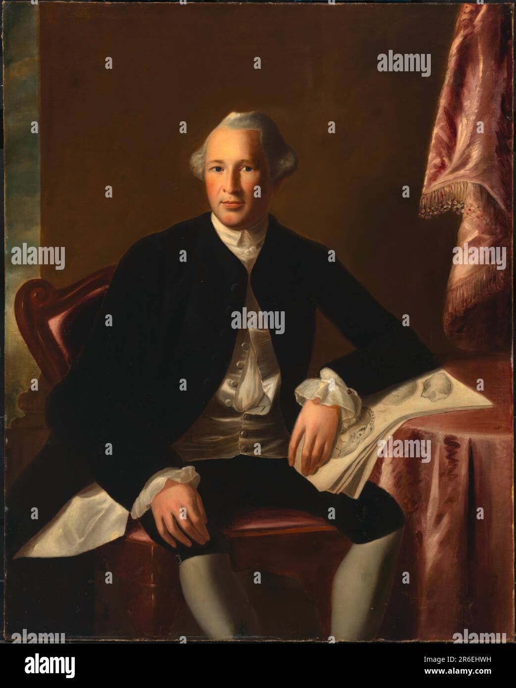 Joseph Warren. oil on canvas. Museum: NATIONAL PORTRAIT GALLERY Stock ...