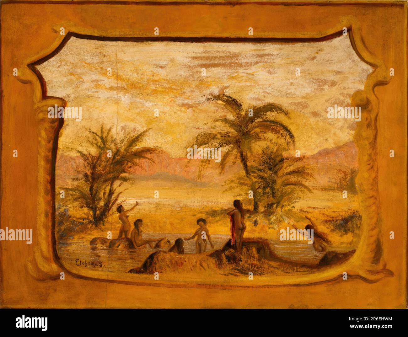 Samoan Scene. Date: 1908. oil on fiberboard. Museum: HIRSHHORN MUSEUM ...