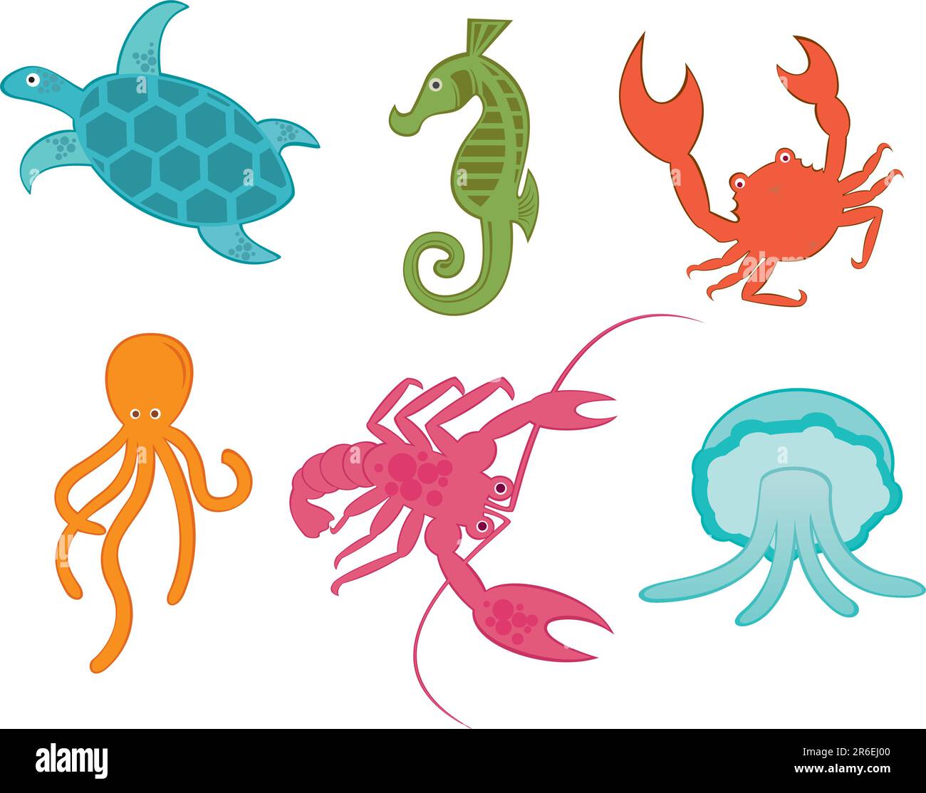ocean creature pattern design Stock Vector Image & Art - Alamy
