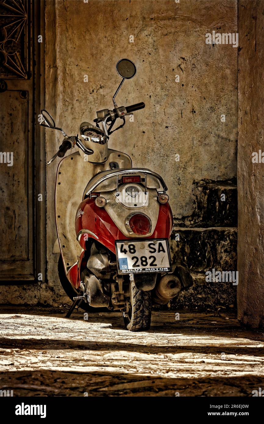 Motor Scooter -Scooter, Marmaris, Turkey, Turkey Stock Photo - Alamy