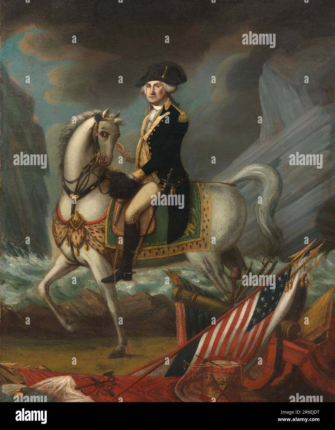George Washington Oil On Canvas Date 1800 Museum National Portrait