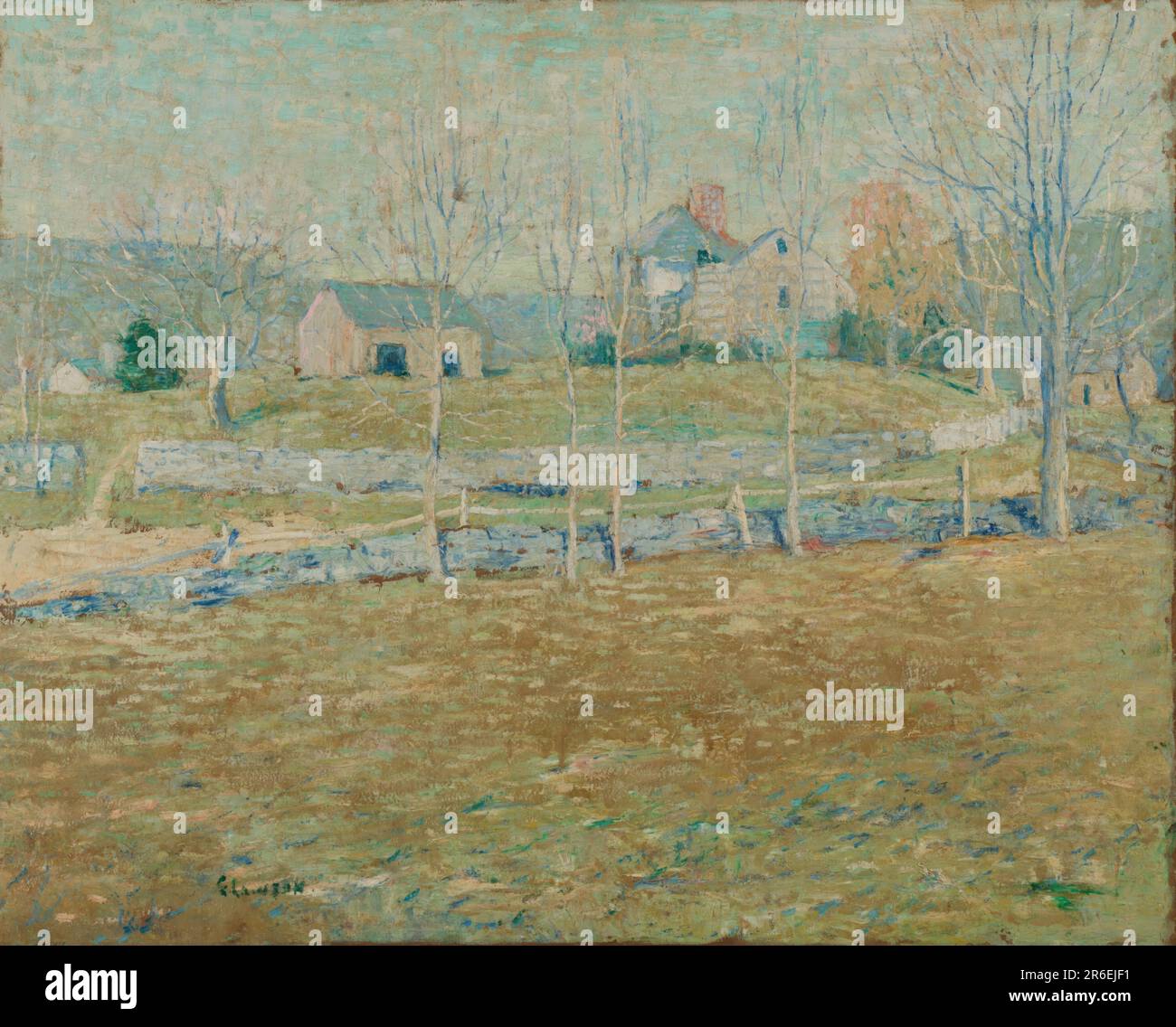 An Abandoned Farm. oil on canvas. Date: ca. 1908. Museum: Smithsonian ...
