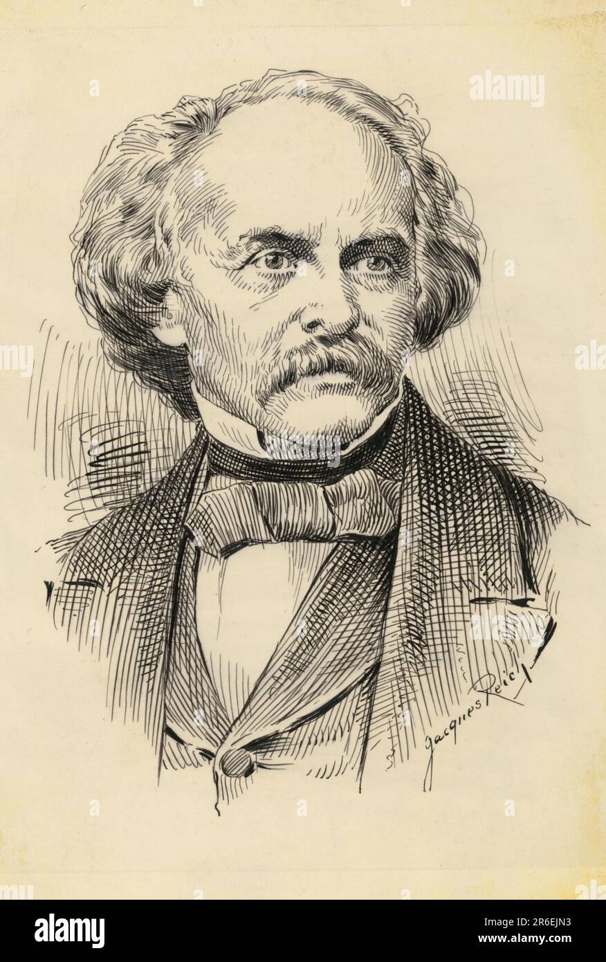 Nathaniel hawthorne portrait hi-res stock photography and images - Alamy