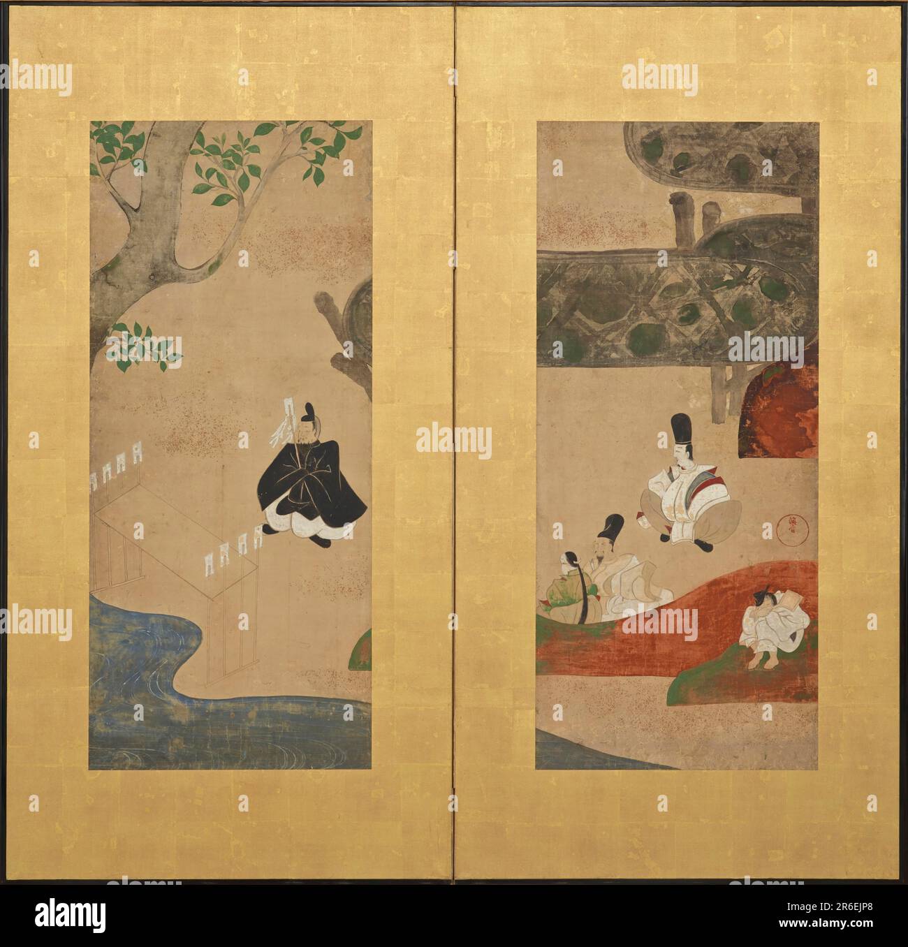 A Shinto ceremony. Origin: Japan. Period: Edo period. Date: 1615-1868 ...