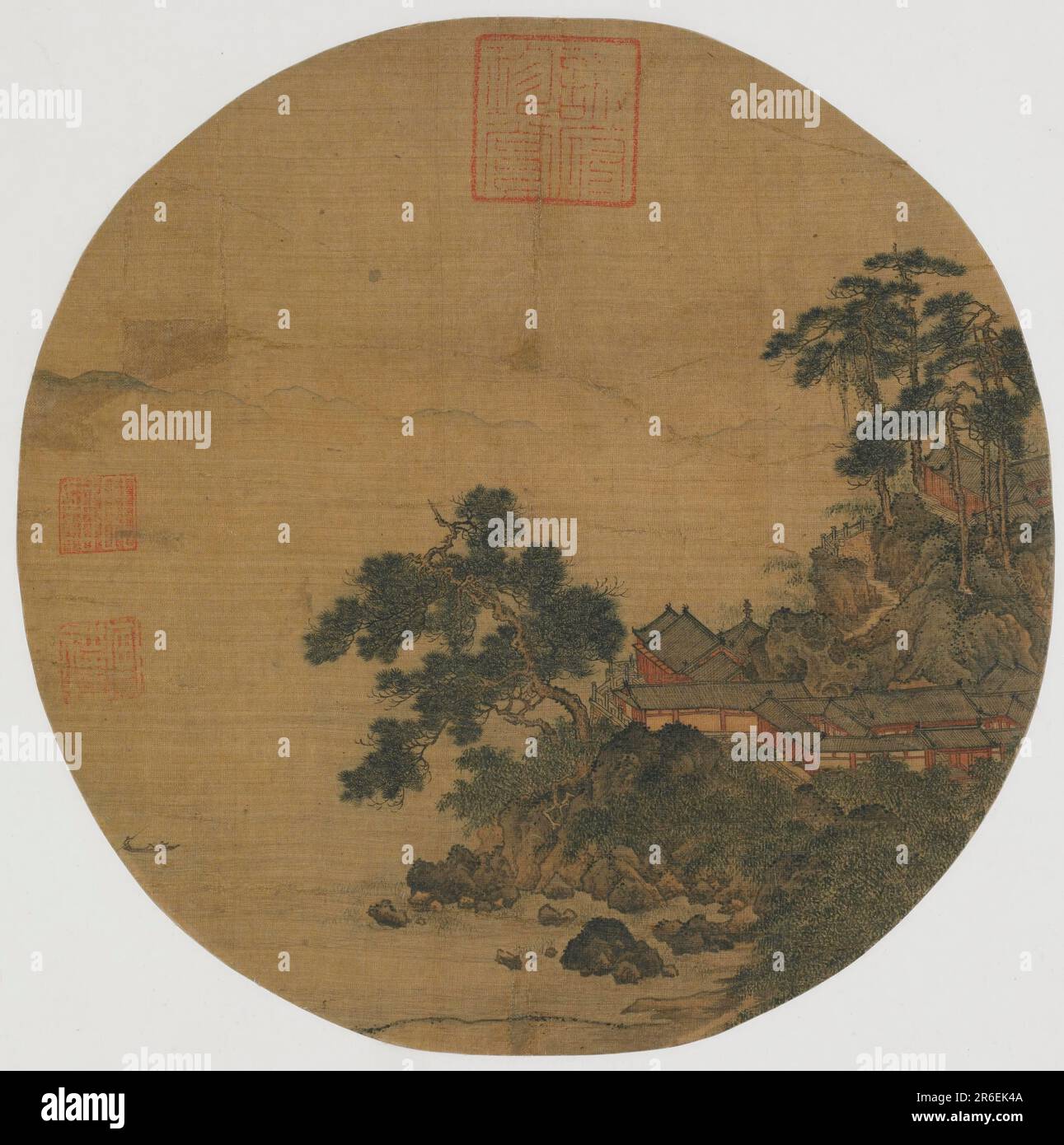 Pure Sanctuary with Pine Grown Stairs. Origin: China. Period: Ming ...