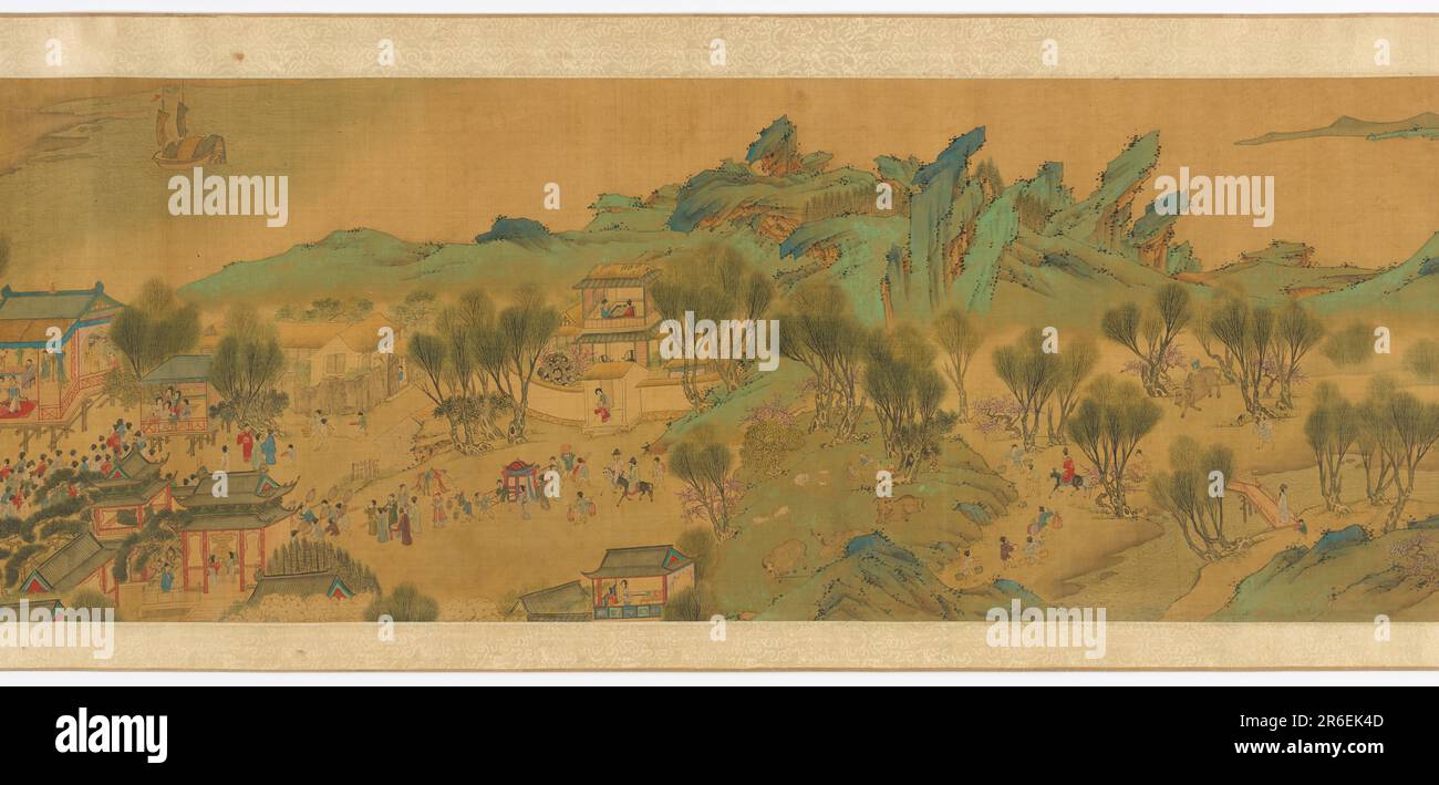 Spring Festival on the River. Date: 18th century. Origin: China. Period ...