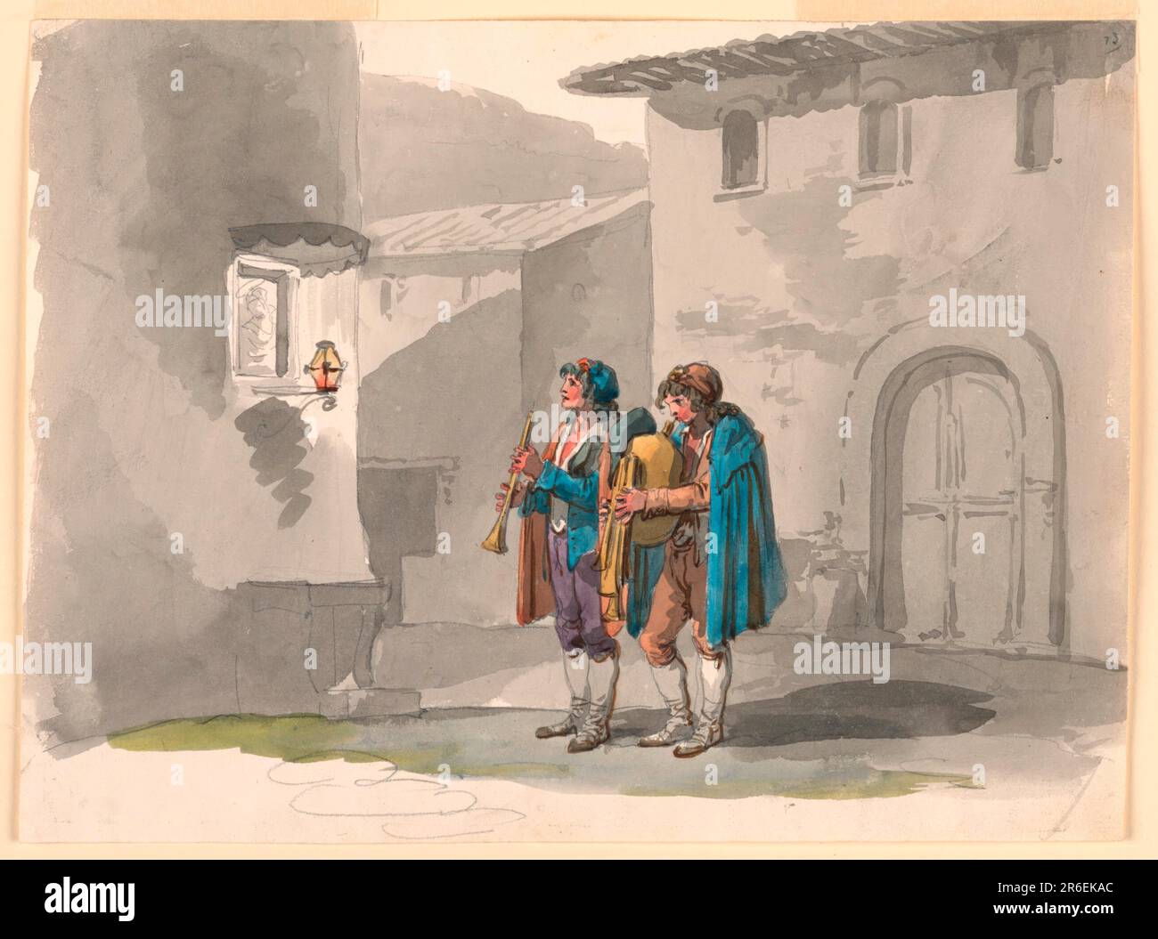 They are simliar to plate 23, loc. cit., standing at a street corner. A ...