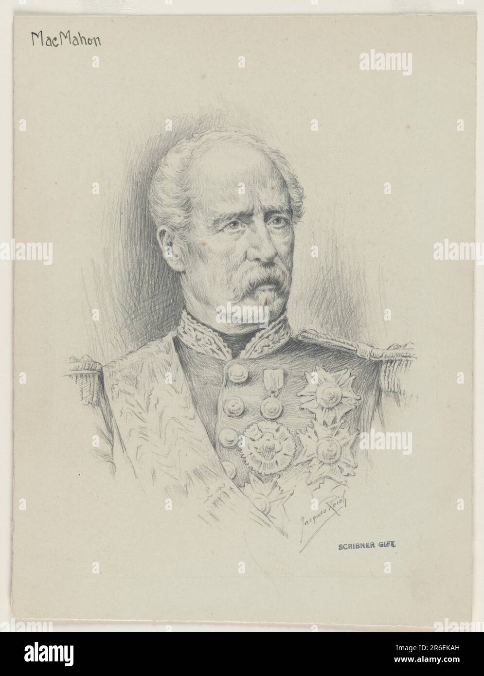 Comte Marie MacMahon. ink on paper. Date: c. 1899-1920. Museum ...