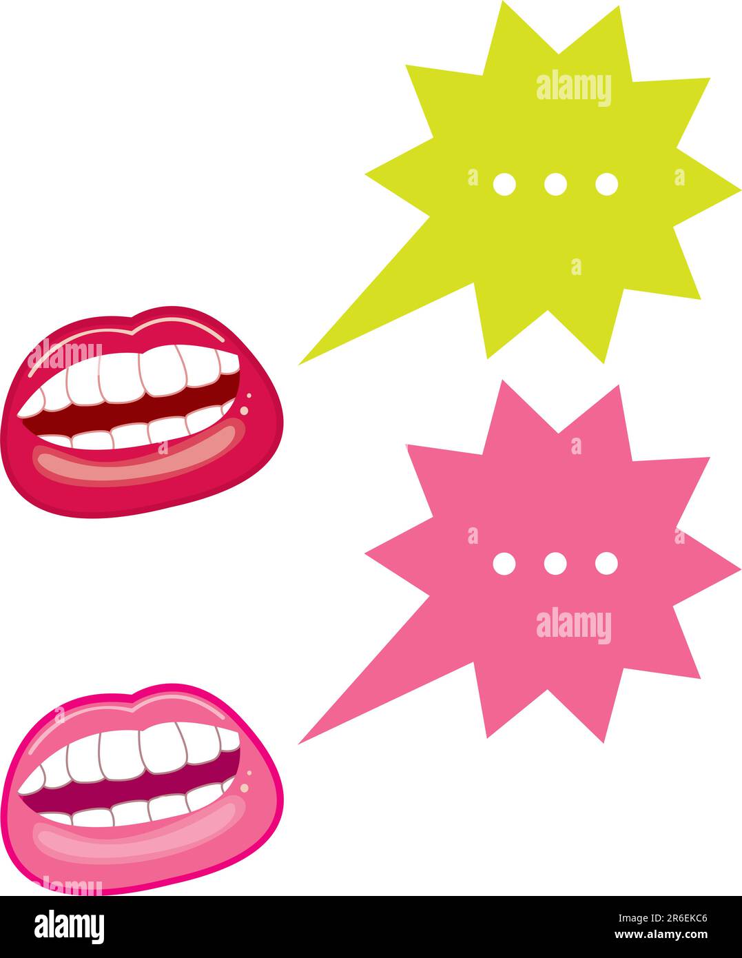 The dialog box Stock Vector Images - Alamy