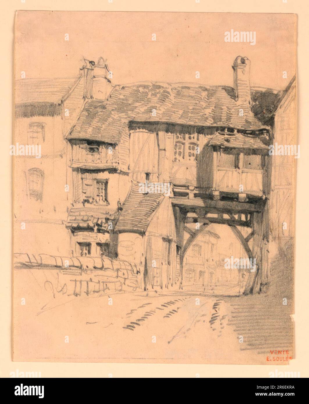 A street leads through one of the old gates opening into the city ...