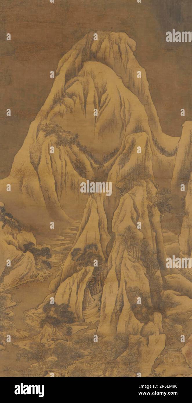 Winter landscape. Date: 18th century. Origin: China. Period: Qing ...