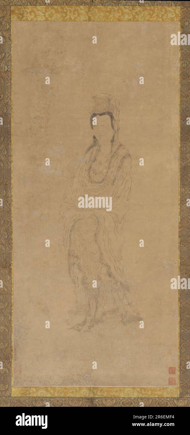 Paper panel. Date: 17th century. ink on paper. Origin: China. Period ...