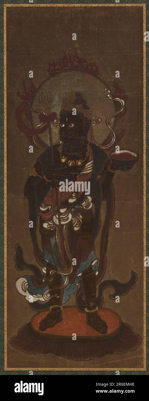 One of the 12 deva: Ishanaten (Isana). Origin: Japan. Date: late 15th ...