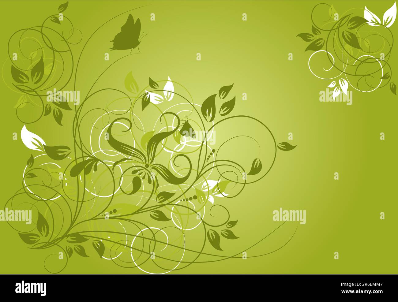 Floral abstract background, vector illustration Stock Vector Image ...