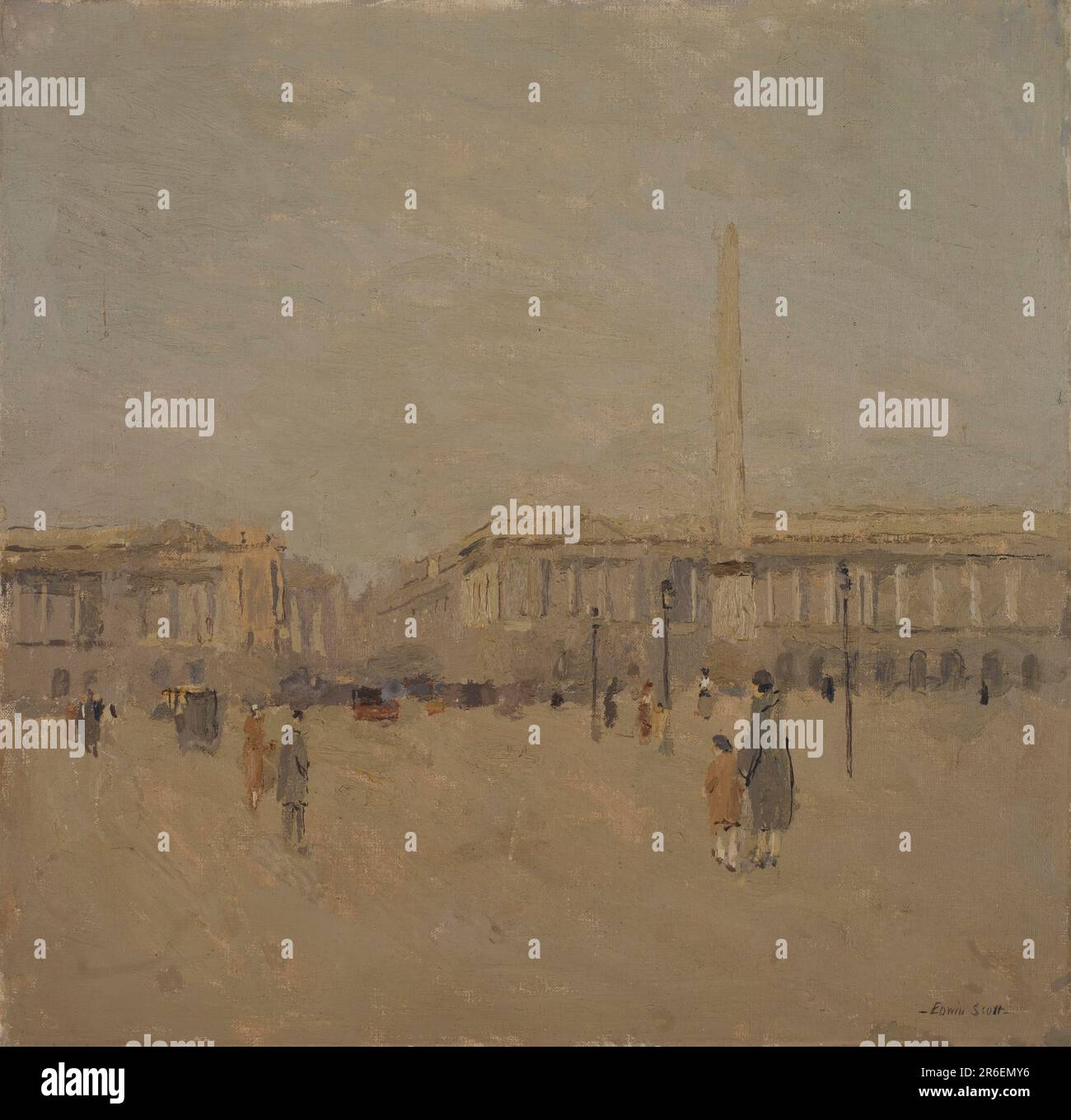 Place de la Concorde no. II. Date: n.d. oil on canvas. Museum ...