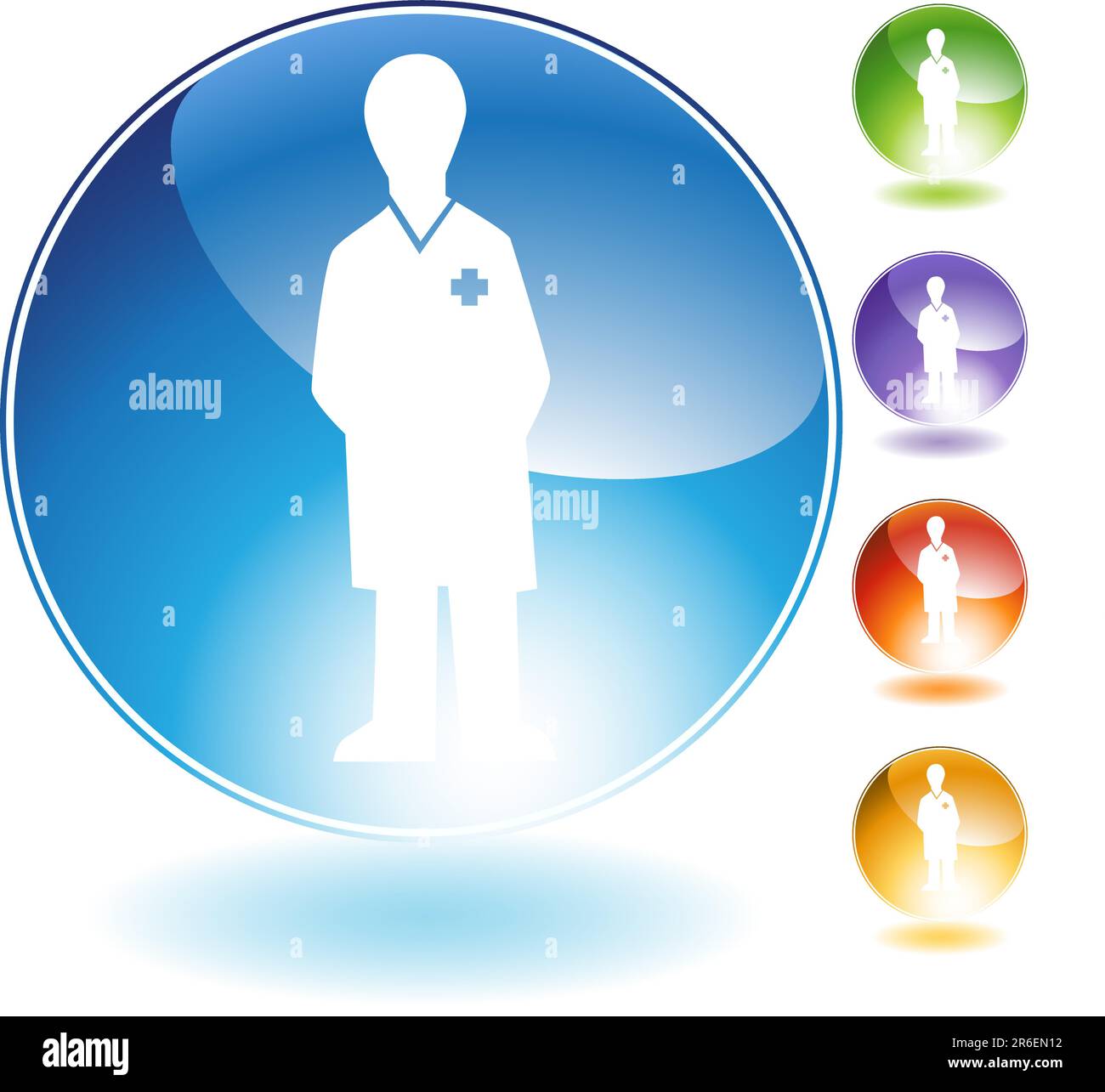 Doctor on round hi-res stock photography and images - Alamy