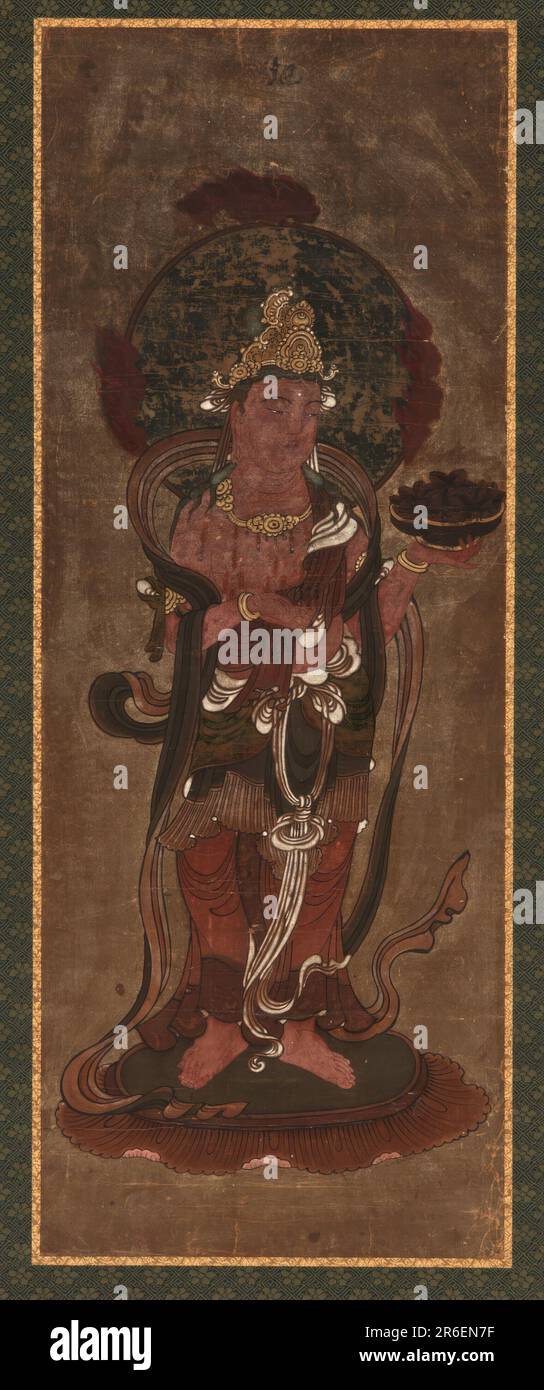 One of the 12 deva: Ji-ten (Prthivi). Origin: Japan. Date: late 15th ...