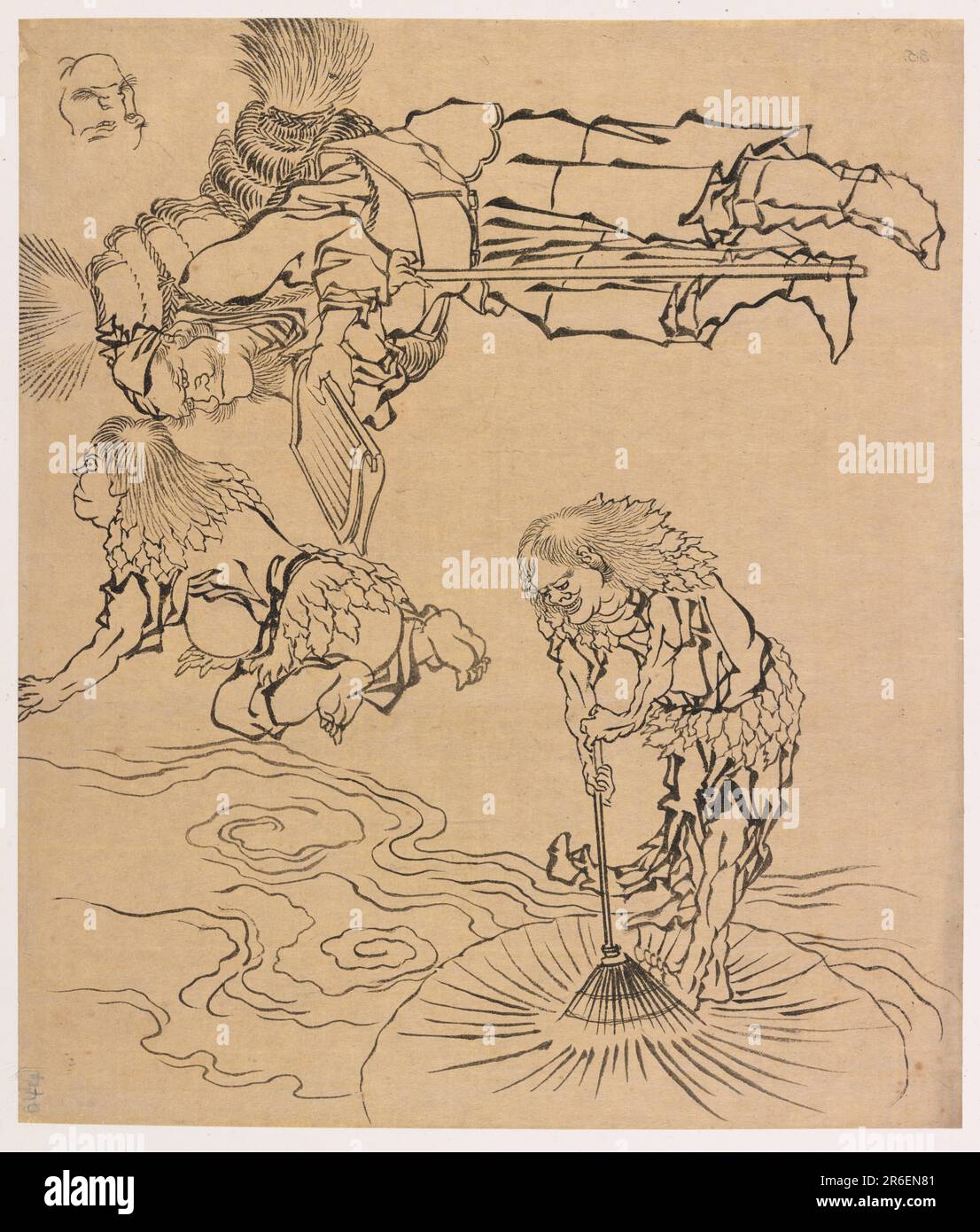 Legendary beings. ink on paper. Origin: Japan. Period: Edo period. Date ...