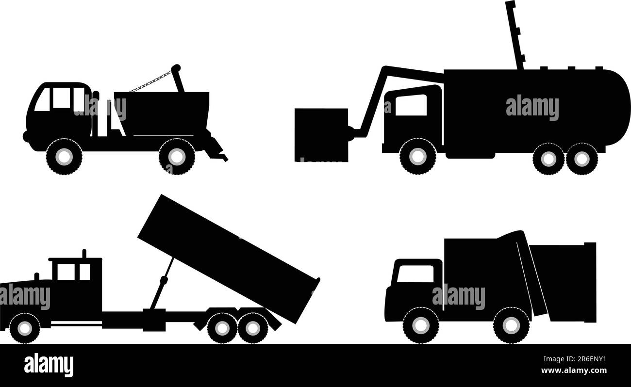 garbage truck vector illustration Stock Vector Image & Art - Alamy