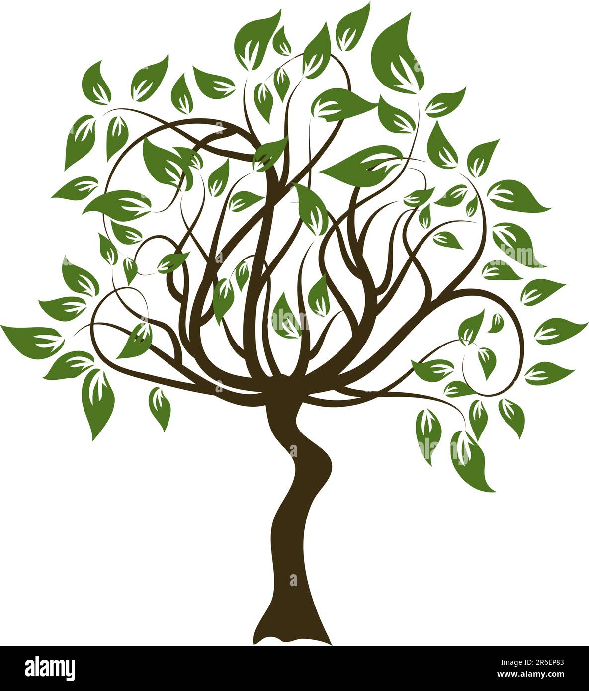 Decorative tree illustration. Also available as a vector Stock Vector ...
