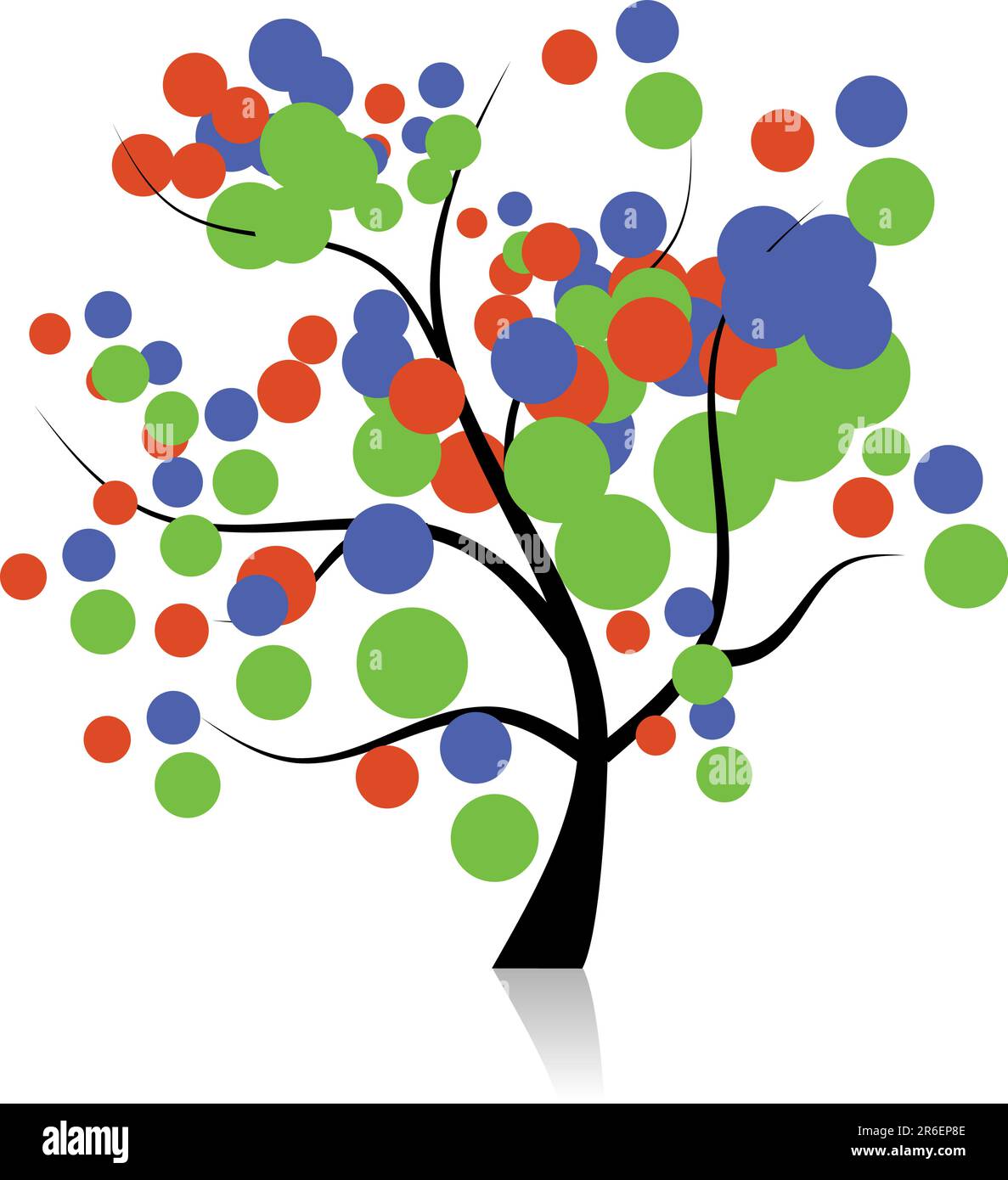 Funny art tree for your design Stock Vector Image & Art - Alamy